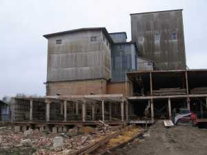 Old Rice Mill During Demolition | JTD Services Inc.